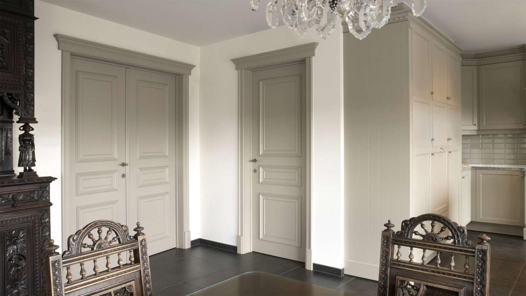 Dubbele deuren zorgen zowel voor intimiteit als openheid.